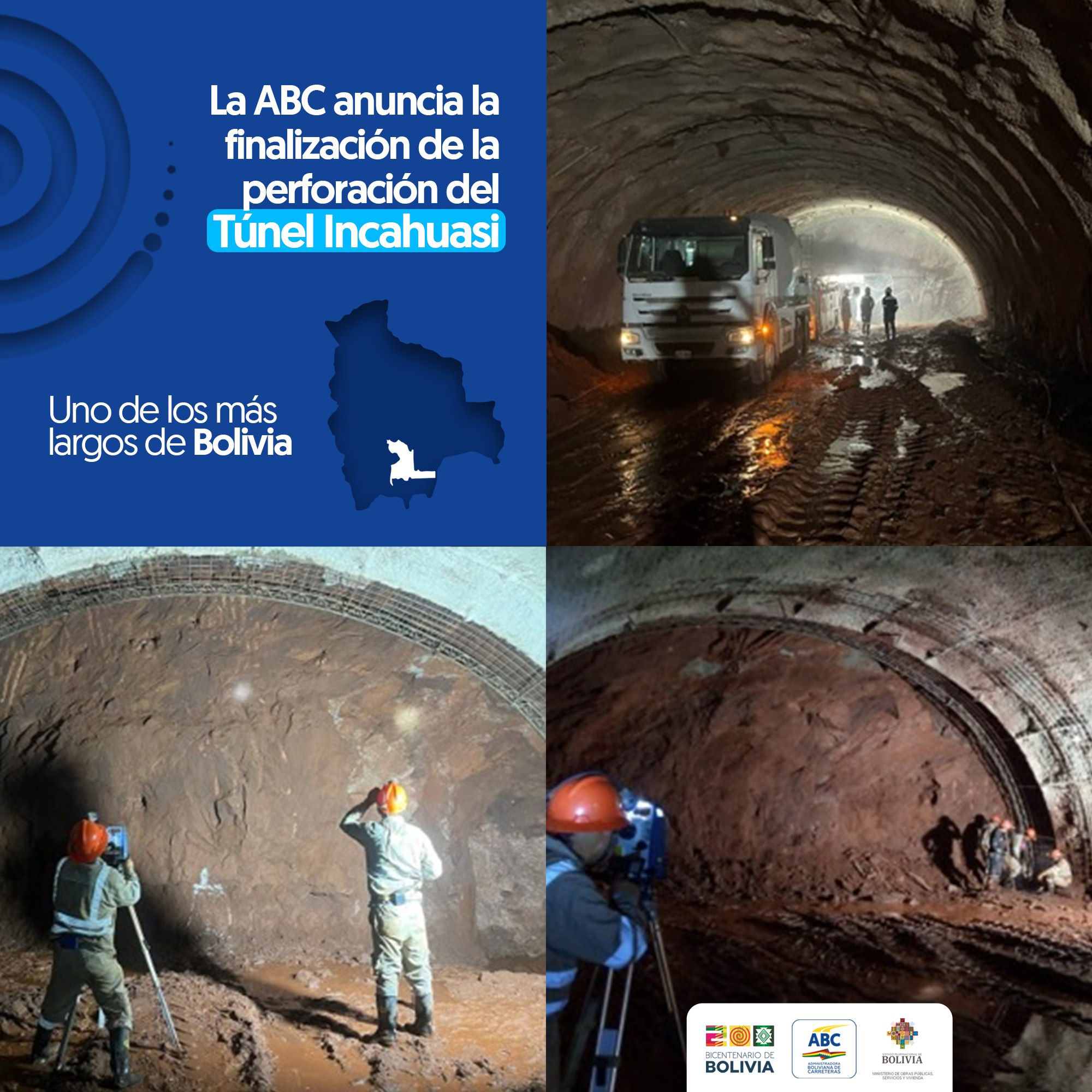 ABI - Concluye perforación del túnel Incahuasi, uno de los más largos ...