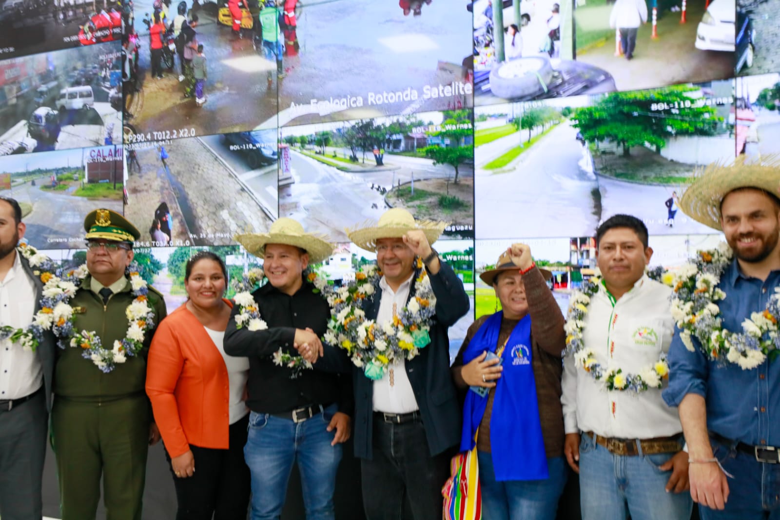 ABI - Presidente del Estado Luis Arce, inaugura el Centro de Monitoreo ...